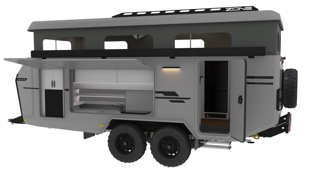 Hybrid Off Road Caravan - Expedition