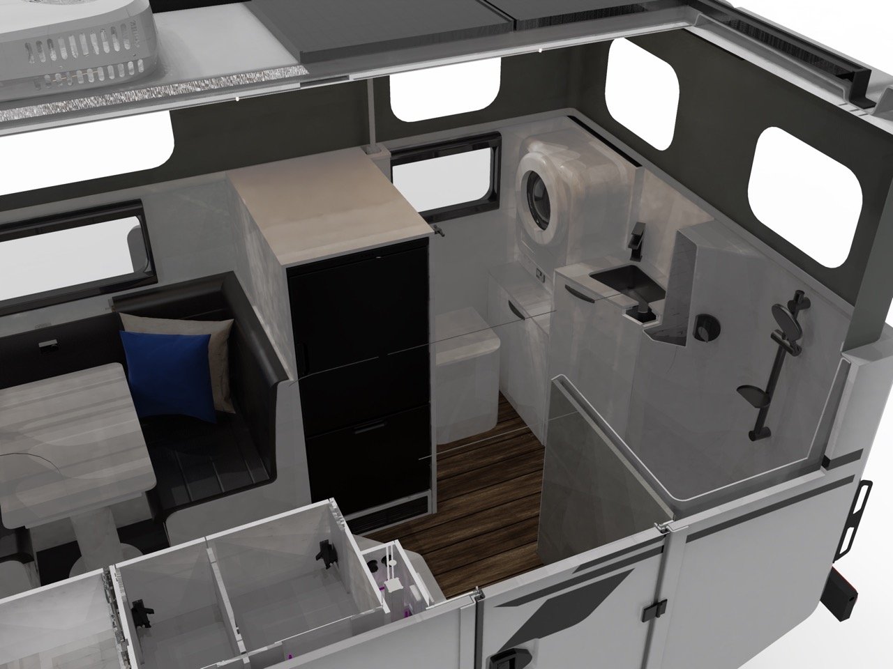 Hybrid Off Road Caravan - Expedition